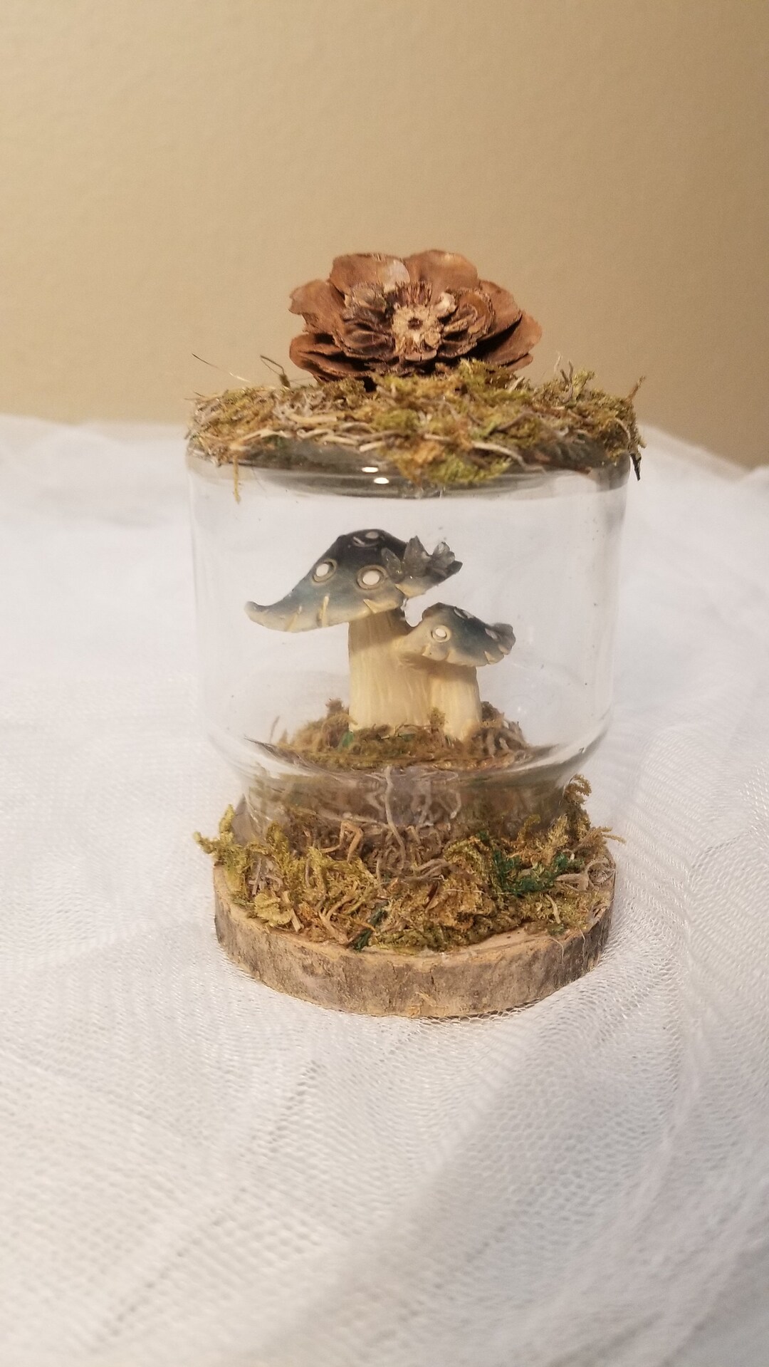 Blue Mushroom Display - Etsy
