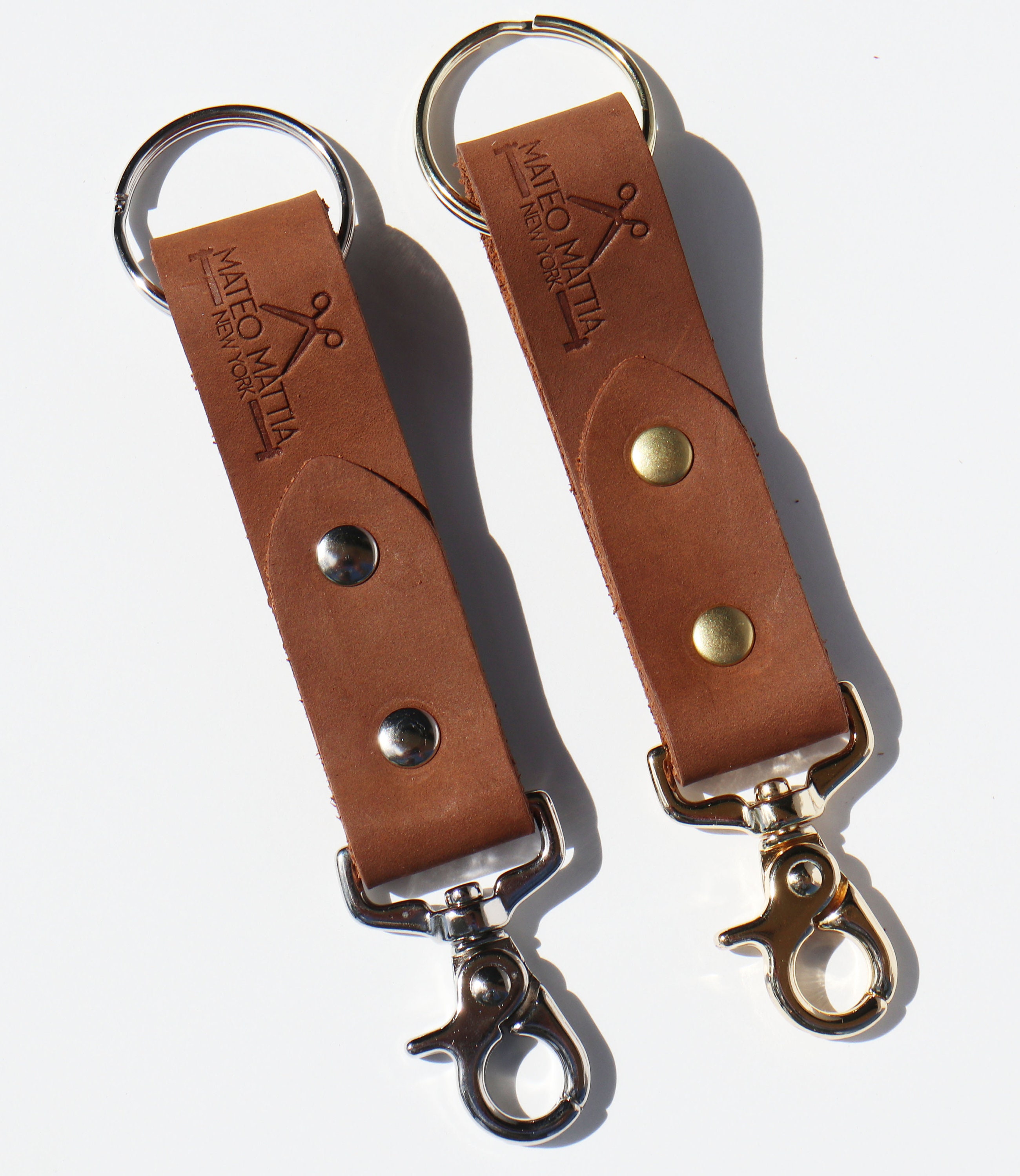 Leather Keychains - Etsy