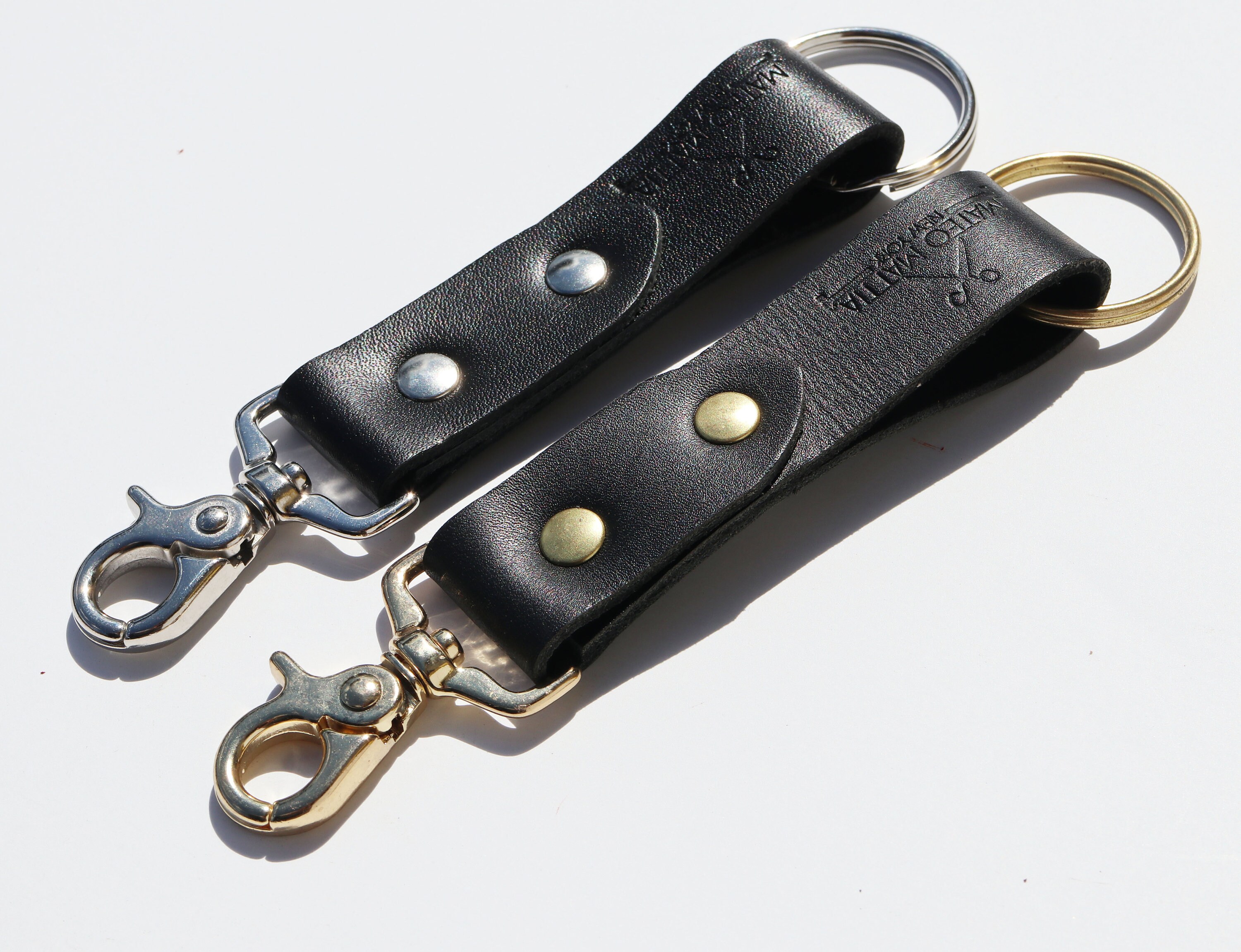 Leather Keychains - Etsy
