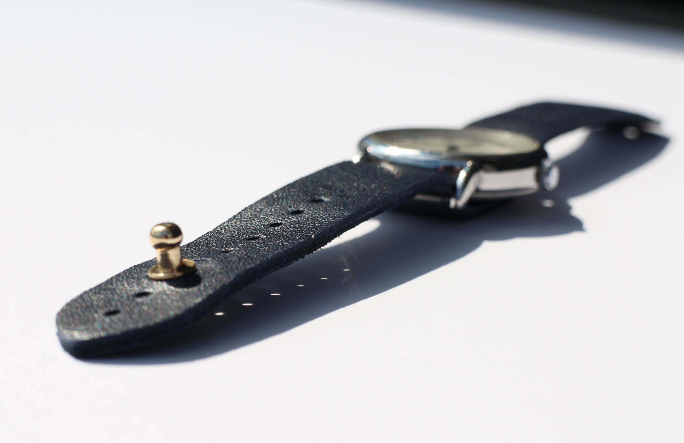 Blue Leather Timex Weekender Watch Strap - Etsy