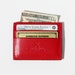 Card Wallet Red - Etsy