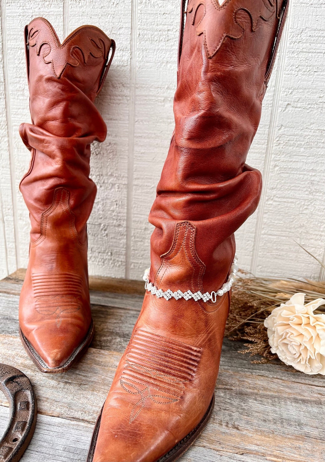 Boot Bracelet for Bride - Perfect Western Wedding Bridal Rhinestone and ...