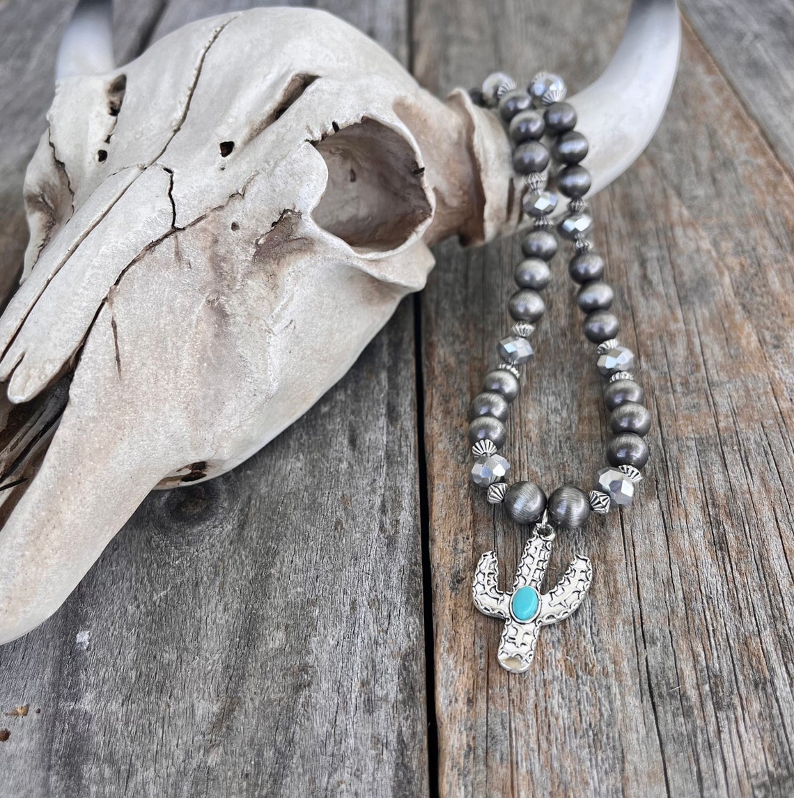 Western Jewelry Cowgirl Boot Bracelet Navajo Pearl Chain for Cowboy ...