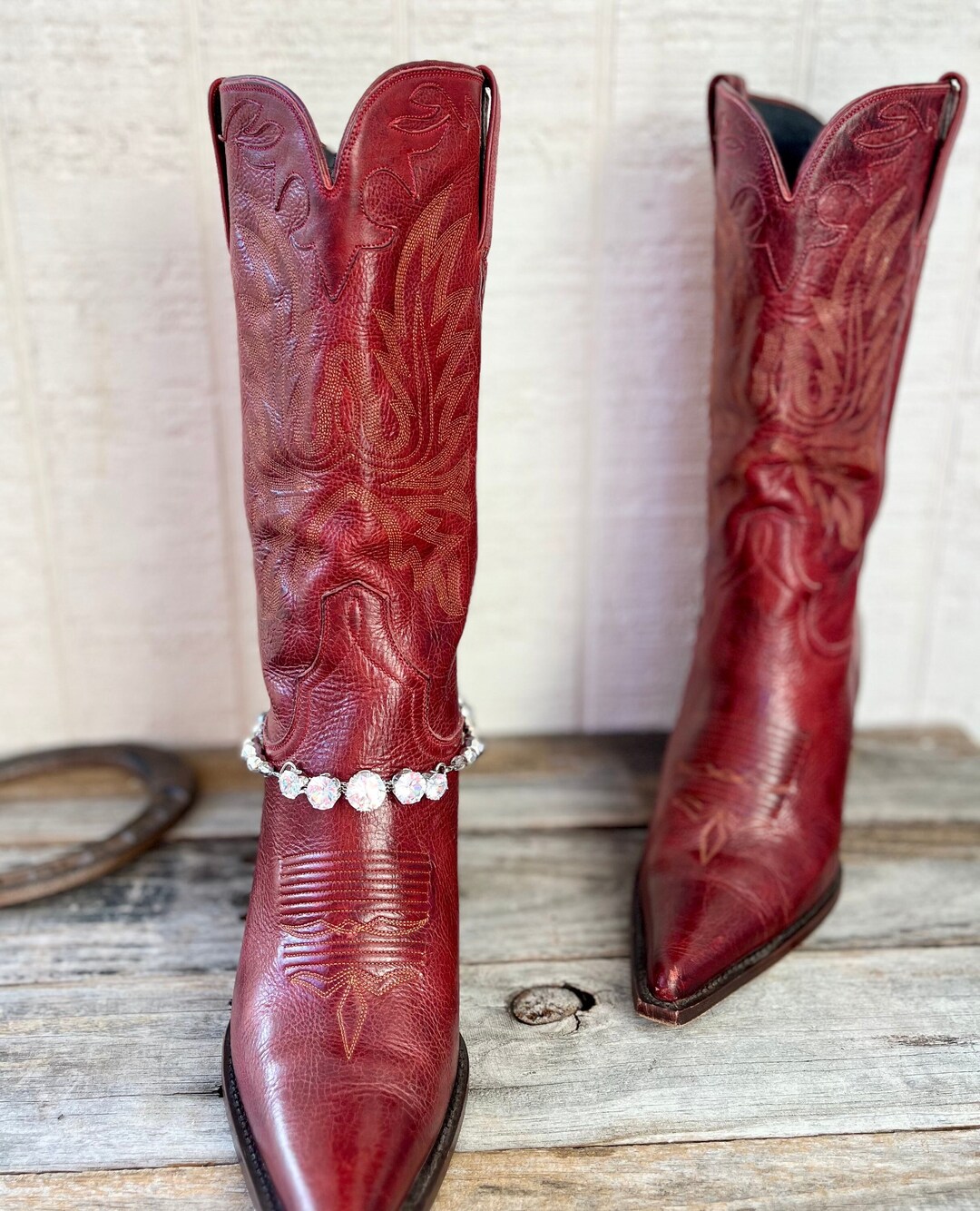 Rhinestone Boot Bracelet - Perfect Glam Boot Bling Jewelry Accessory ...