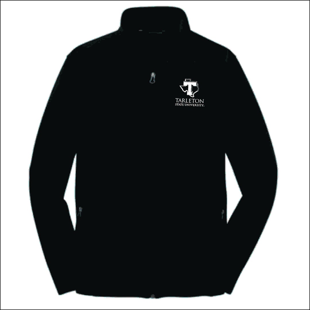 TSU2022058 Men's Soft Shell Jacket, Tarleton State University, Black ...