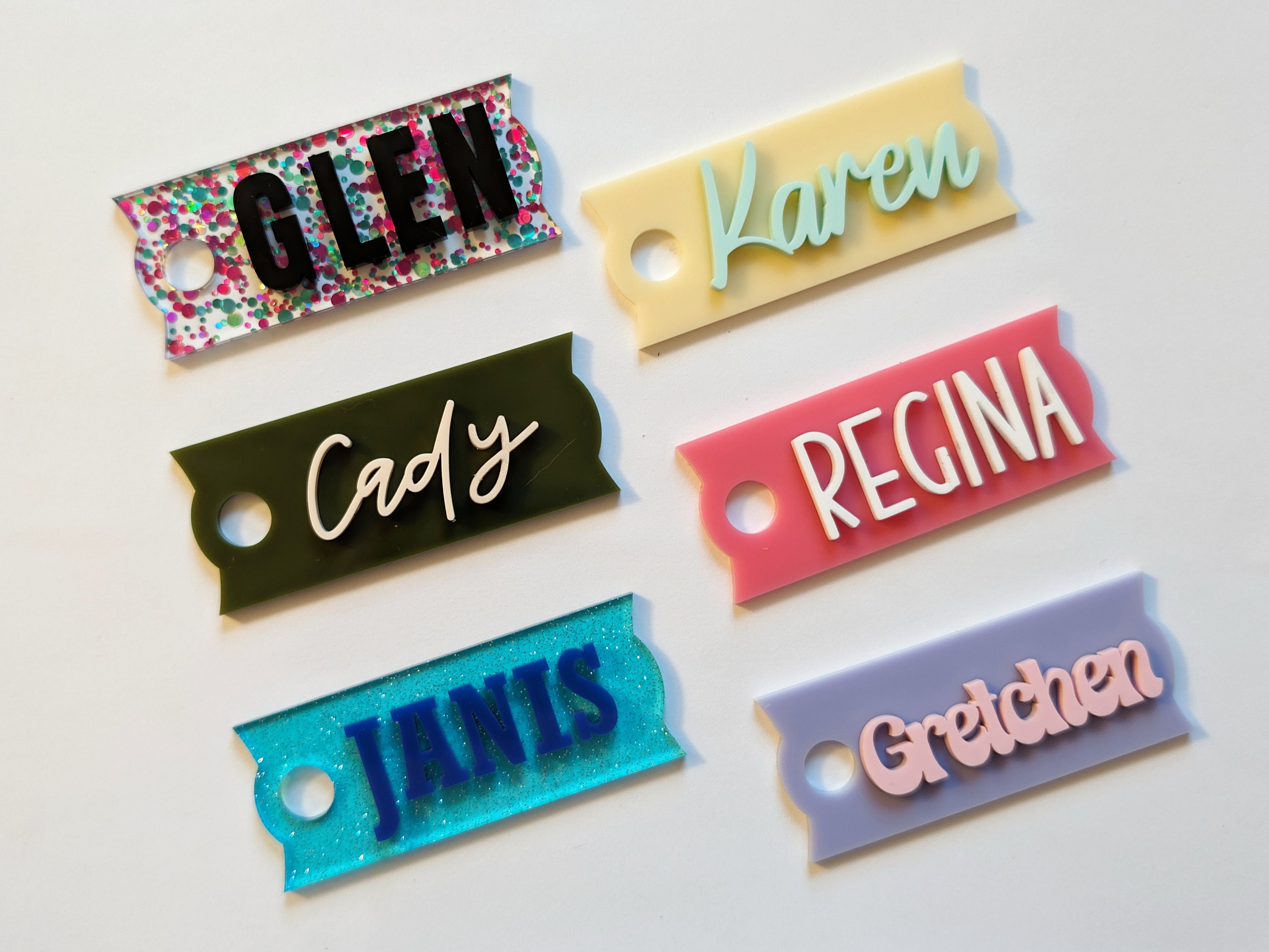 Custom Stanley Name Plate, Personalized Stanley Topper, Tumbler Name ...