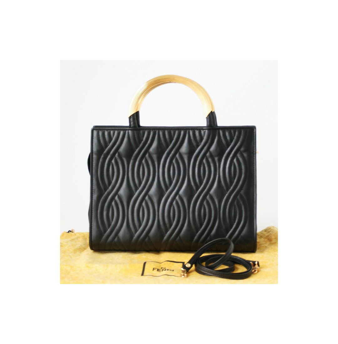 FENDI PASTA Leather Tote Bag - Etsy