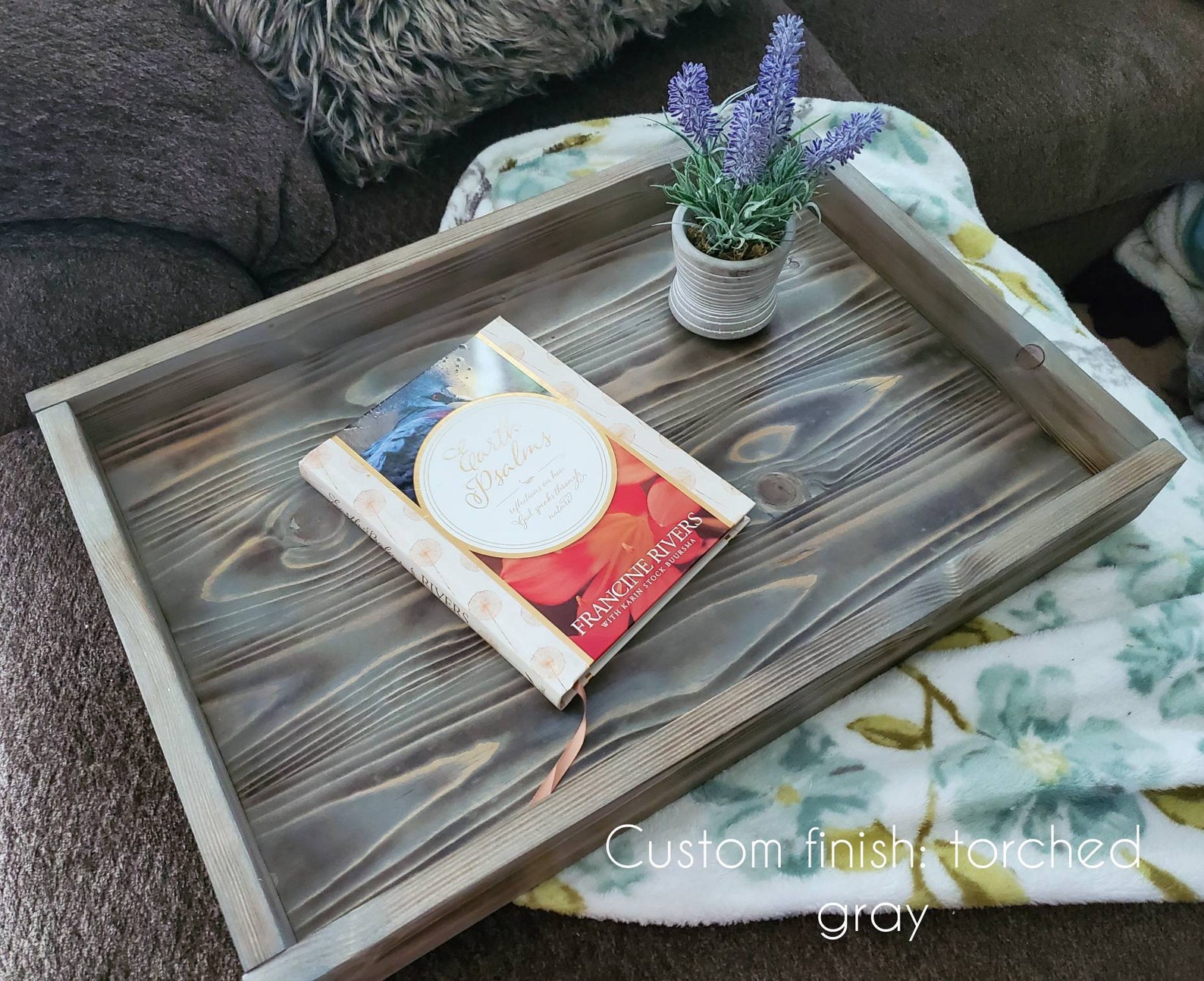 Decorative Wooden Tray Wood Serving Tray Rustic Wooden Tray - Etsy
