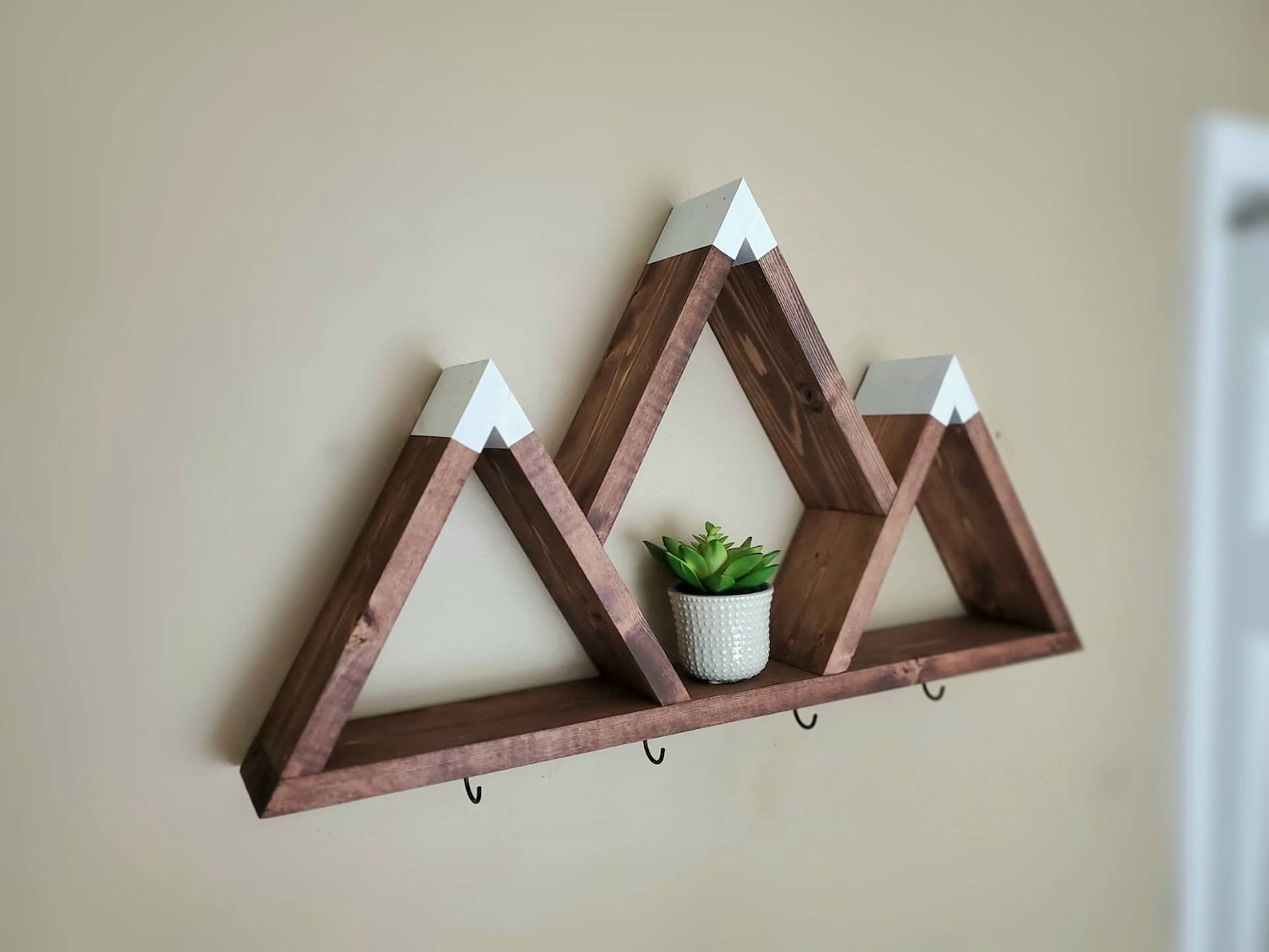 Mountain Key Holder Mountain Wall Decor Key Holder for Wall | Etsy