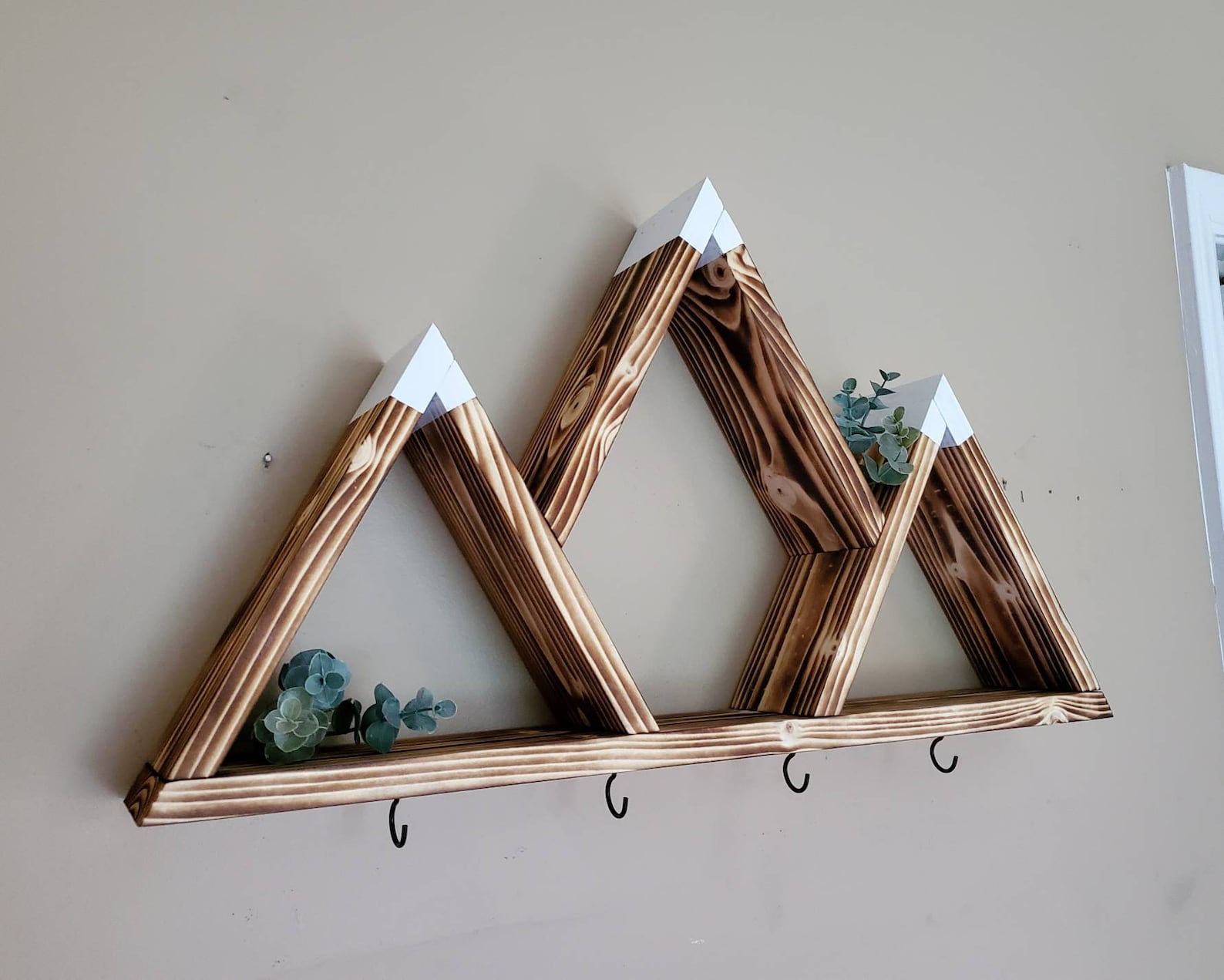 Mountain Key Holder Mountain Wall Decor Key Holder for Wall | Etsy