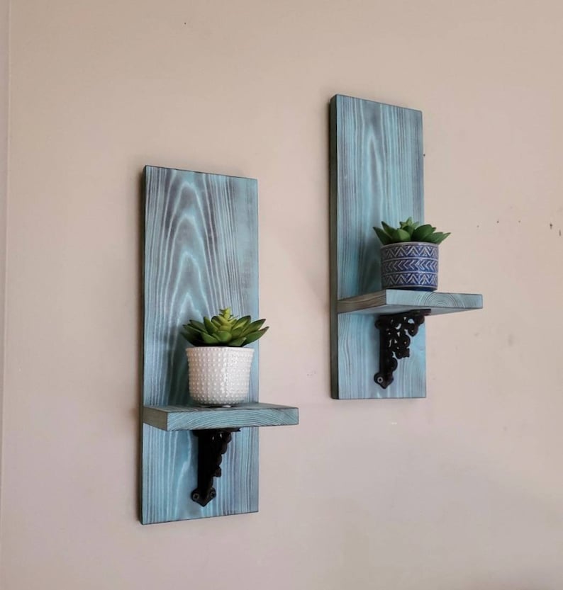 Wood Wall Decor Small Wood Shelves Picture Ledge Shelf Wood - Etsy