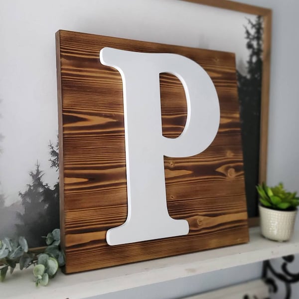 Large Wood Letter Sign - Etsy