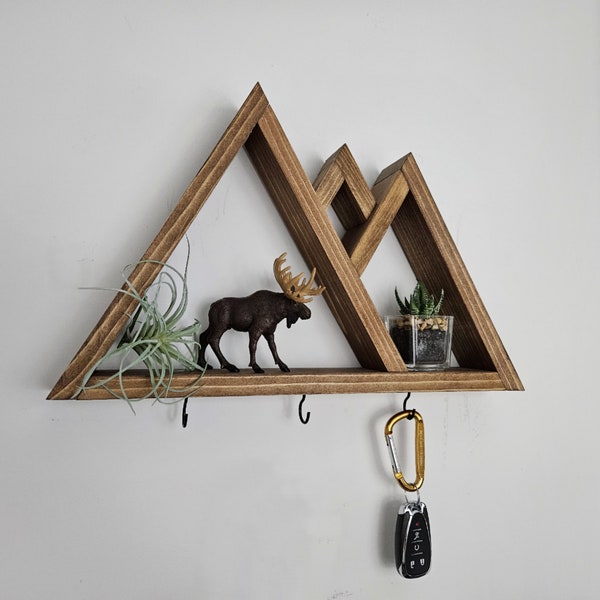 Mountain Key Rack - Etsy