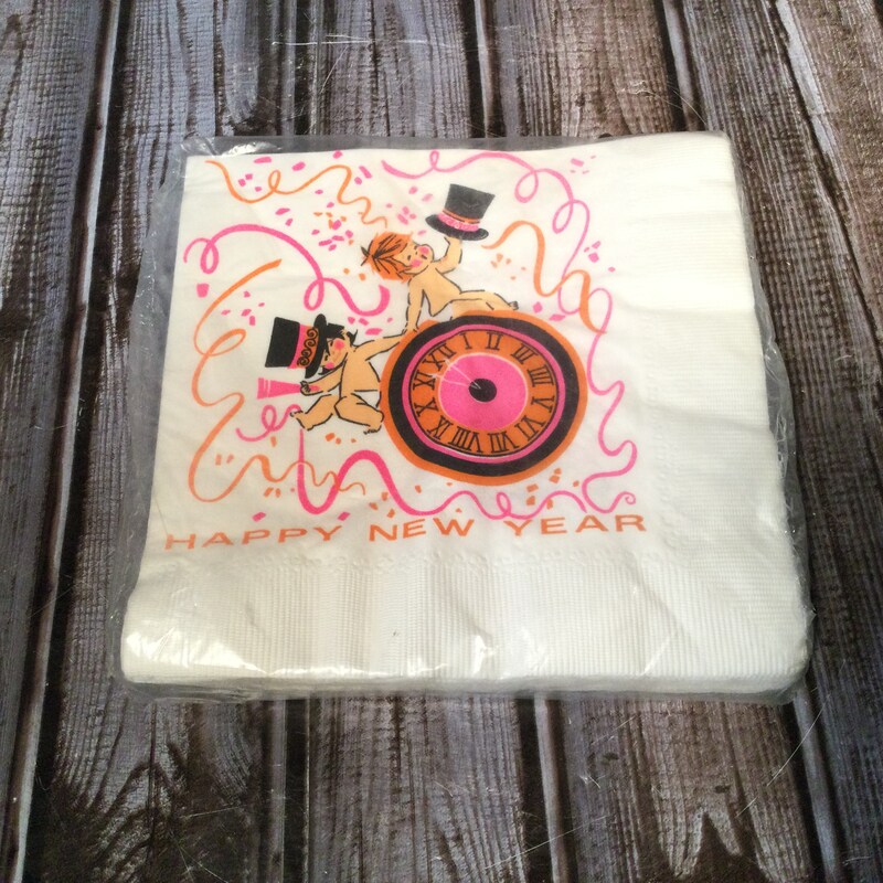 New Years Eve Napkin - Etsy