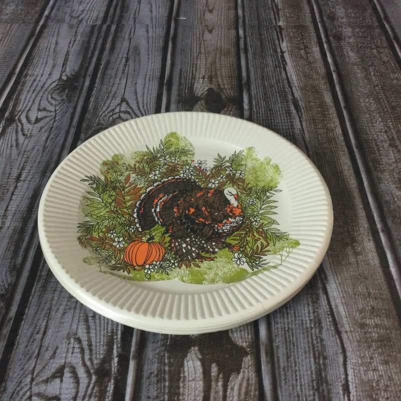Vintage Paper Plate - Etsy