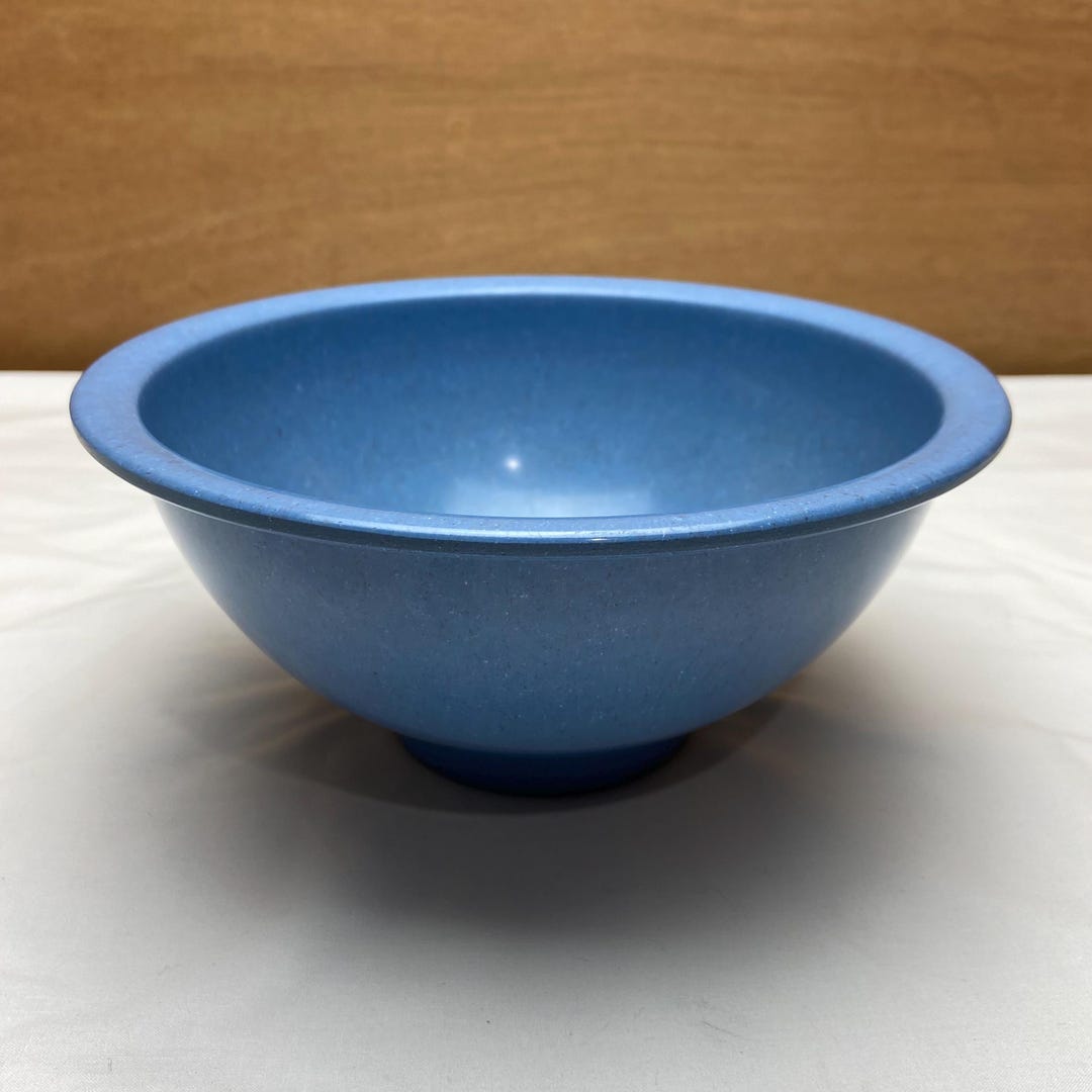 Blue Mixing Bowl 8" Diameter B 111 Marked on Bottom Melmac Melamine ...