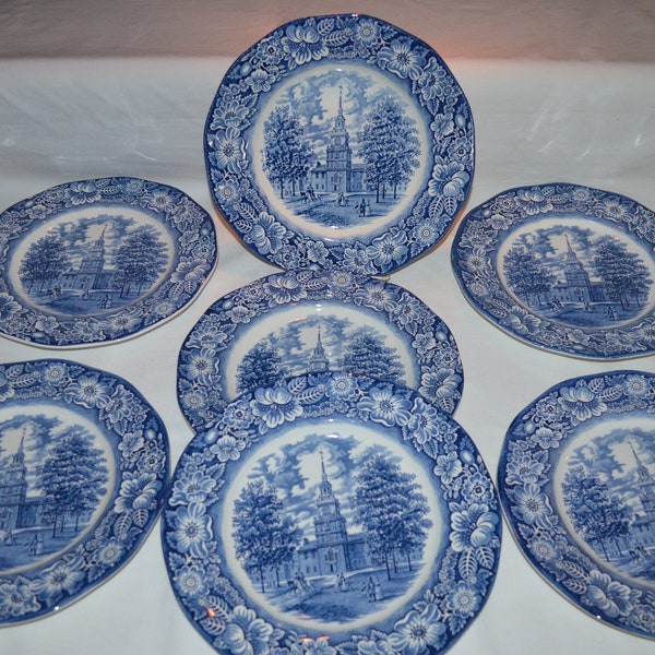 Liberty Blue Plate - Etsy
