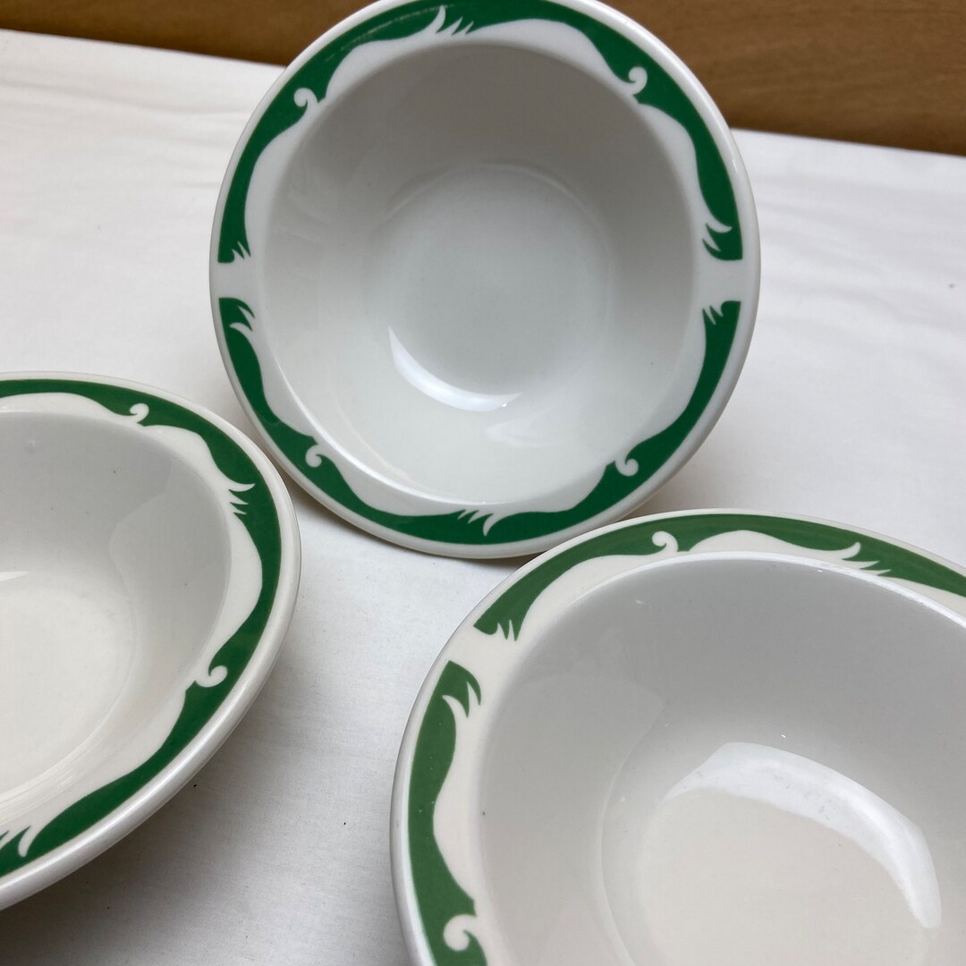 SET of 3 Art Deco Shenango China 6.5 Coupe Cereal Soup Bowl Homer ...