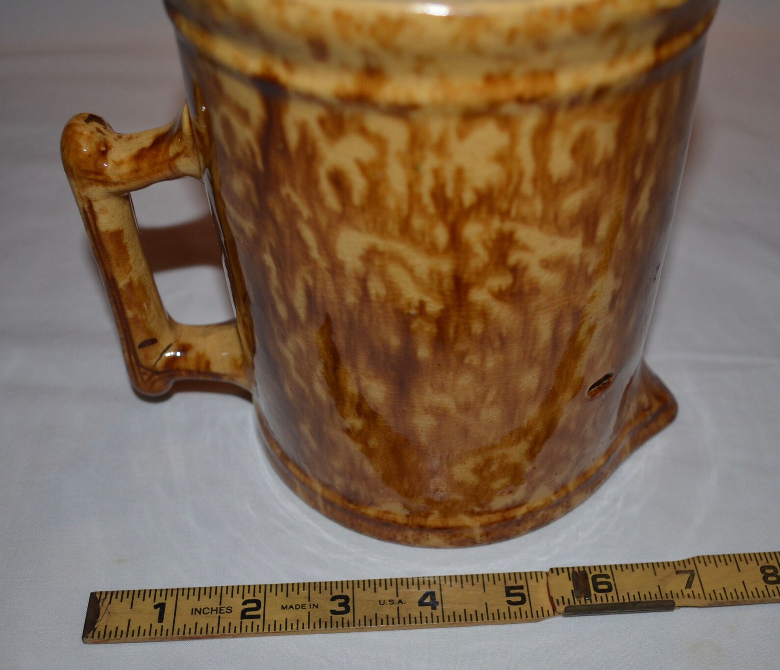 Yellow Ware Water Milk Farm Pitcher Bennington Rockingham - Etsy