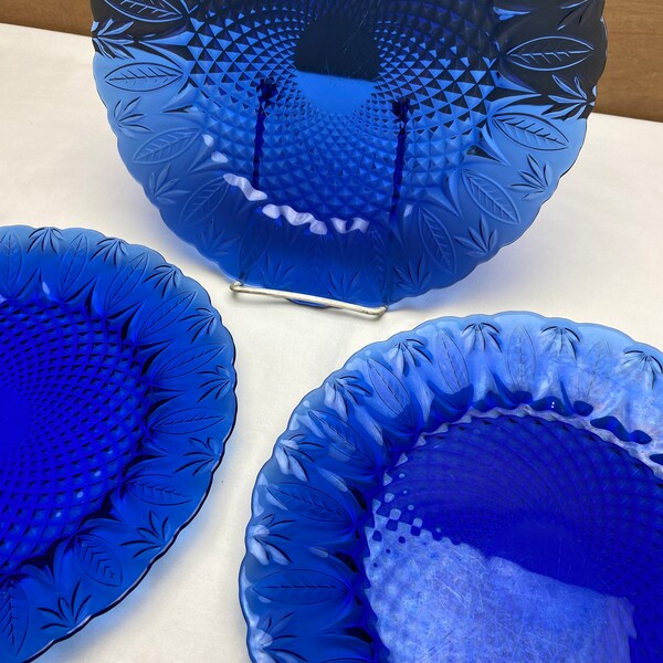 Cobalt Blue Plate - Etsy