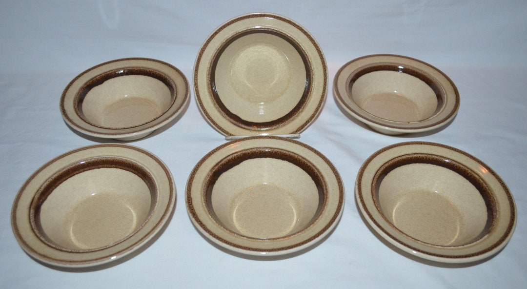 SET of 6 - Vintage Shenango China - Cereal Soup Chili Bowls - 6 3/8 ...