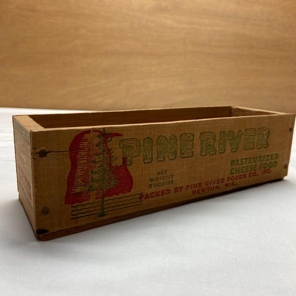 Vintage Cheese Box - Etsy