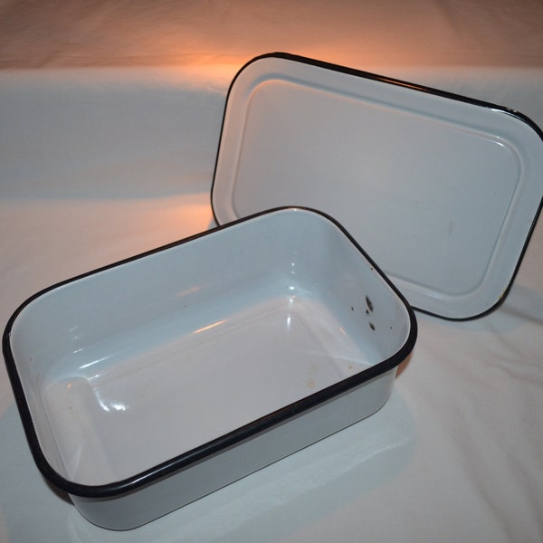 White Enamelware - Etsy