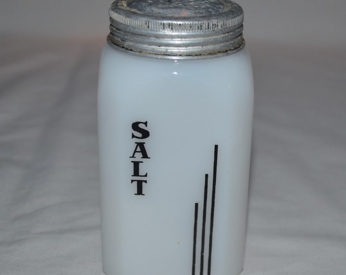 Vintage Tipp City Milk Glass Scotty Dog Salt Shaker With Red Lid - Etsy