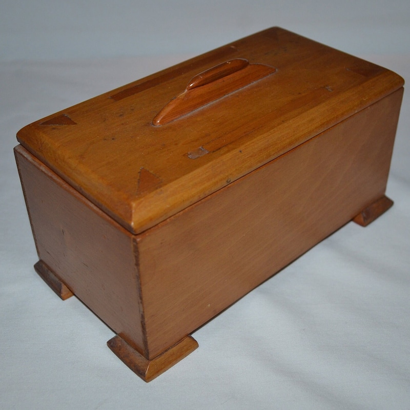 Vintage Wood Box - Etsy