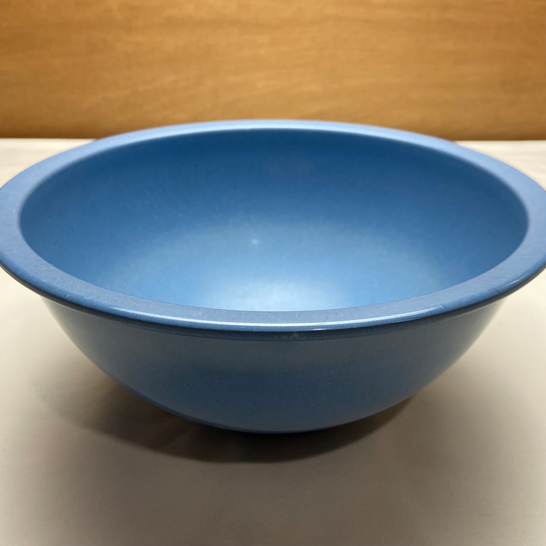 Blue Mixing Bowl 9.75" Diameter B 118 on Bottom Melmac Melamine ...