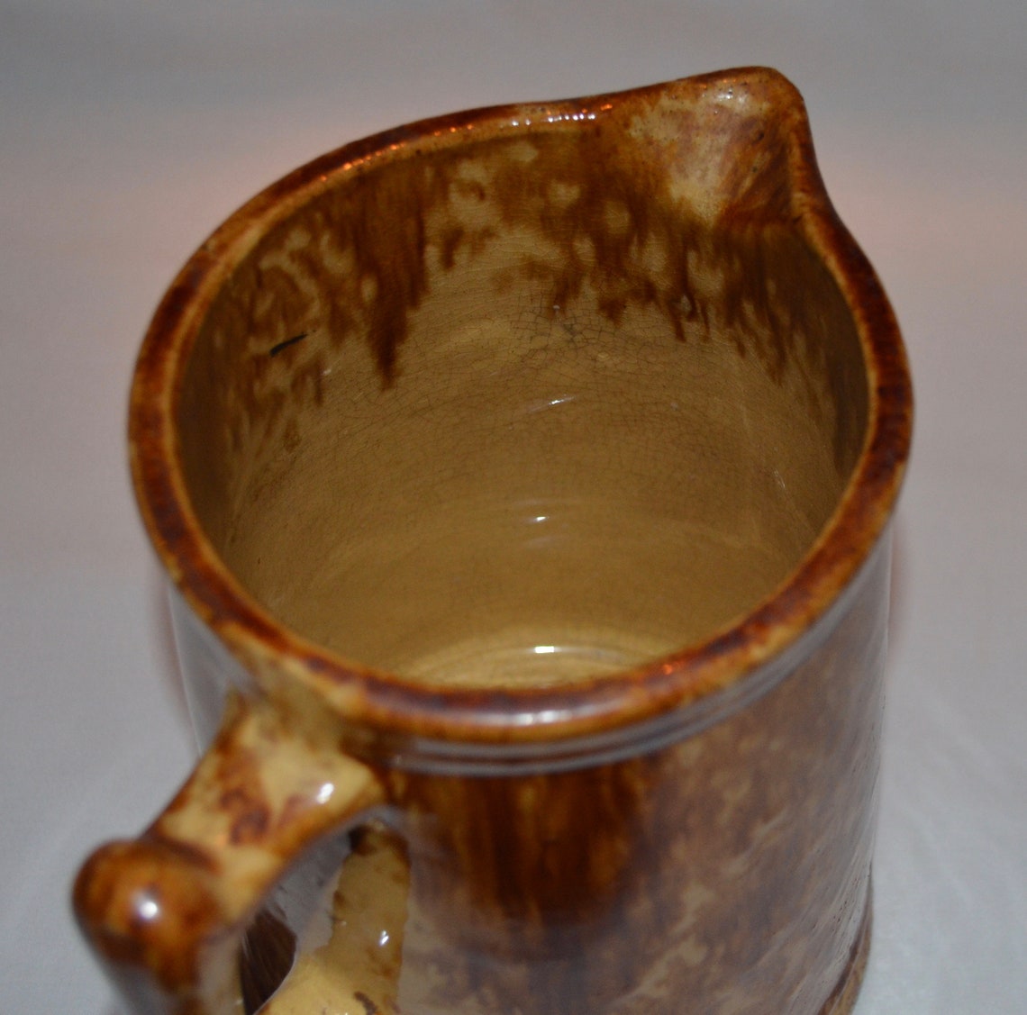 Yellow Ware Water Milk Farm Pitcher Bennington Rockingham - Etsy