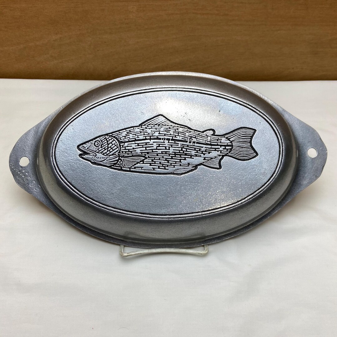 Wilton Armetale RWP Fish Oval Serving Platter Bowl Columbia PA Made in ...