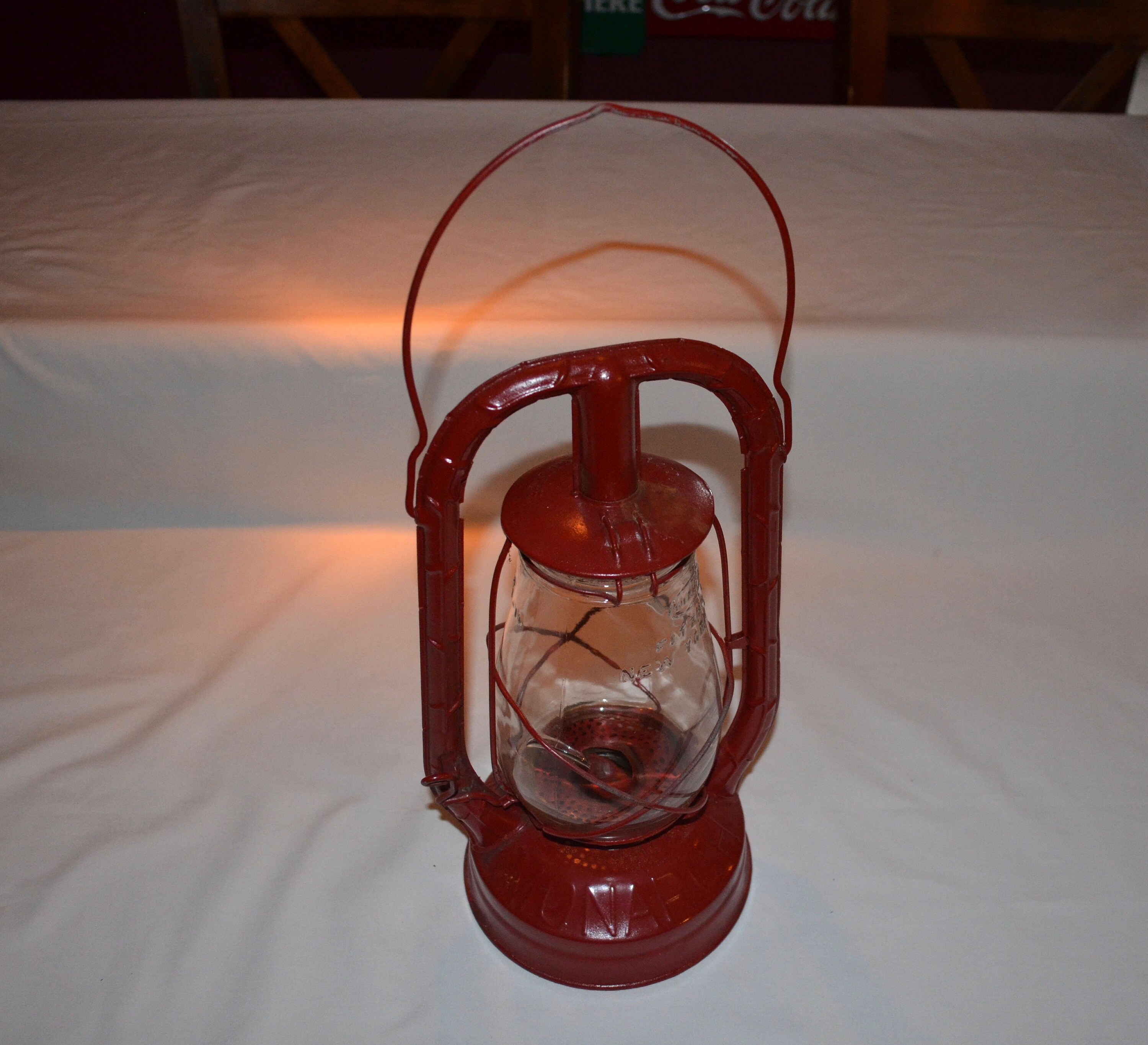Monarch Dietz - City of MILWAUKEE - Red - Kerosene Tubular Lantern With ...