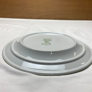 SET of 3 Shenango Rimrol China 9 Dinner Luncheon Plate Green Band ...