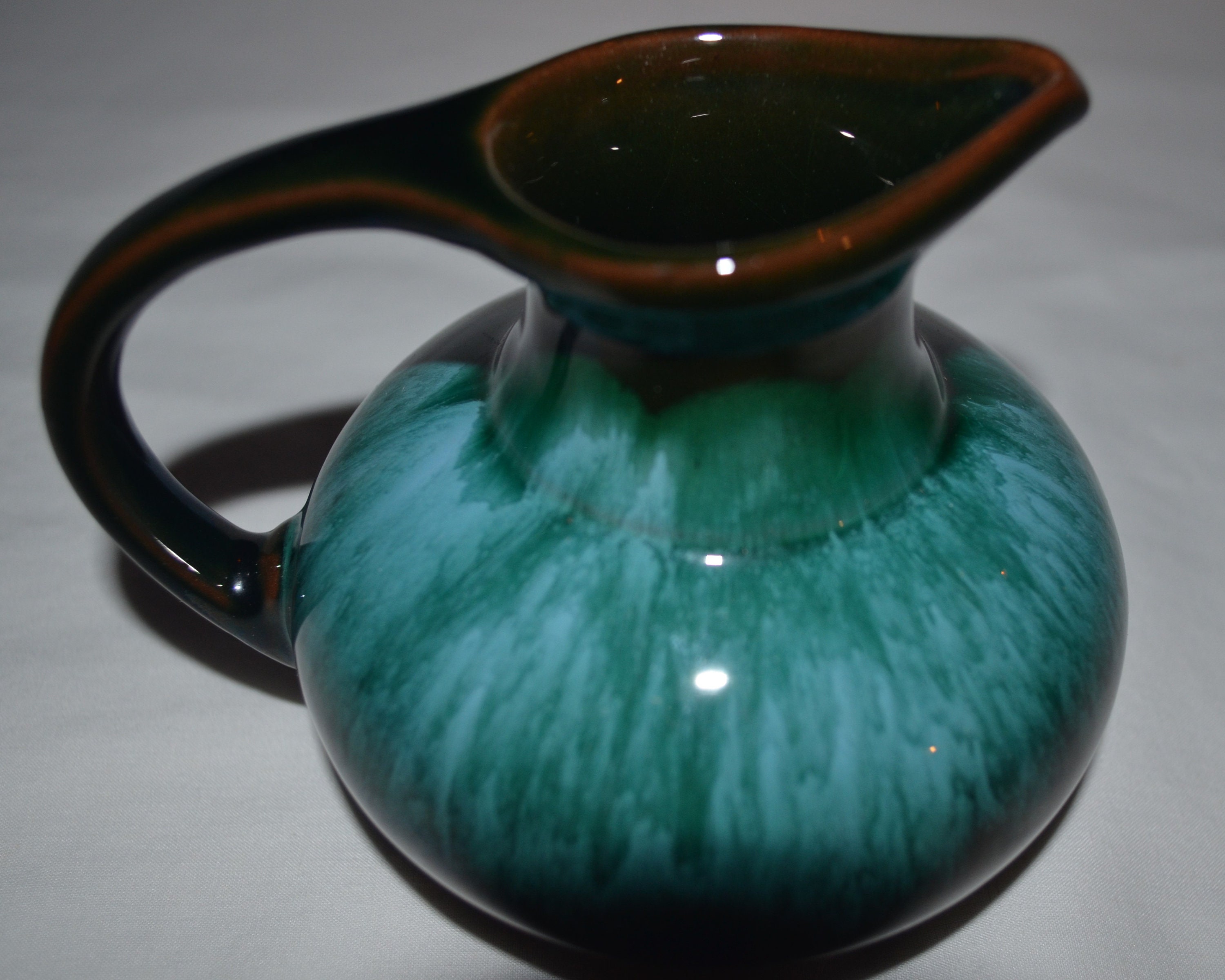 BMP Blue Mountain Pottery Small Pitcher Creamer Vase Collingwood ...