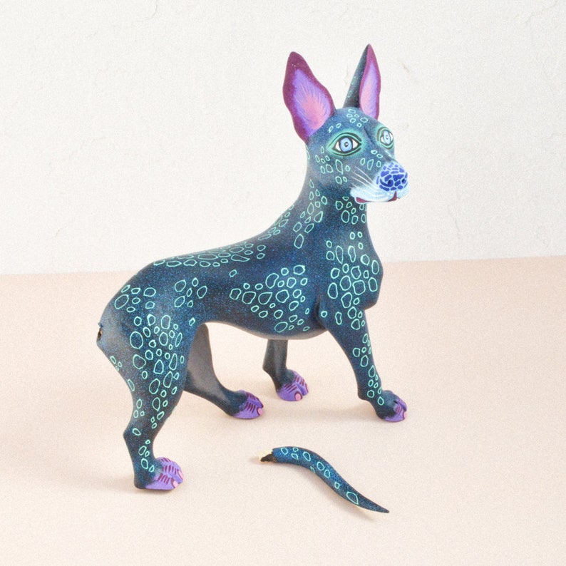 Alebrije Xoloitzcuintle Oaxacan Wood Carving Magia Mexica - Etsy