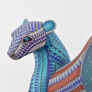 Oaxacan Alebrije Otter Figurine: Hand-carved Mexican Folk Art Sculpture ...