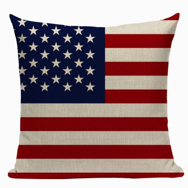 American Flag Throw Pillow - Etsy