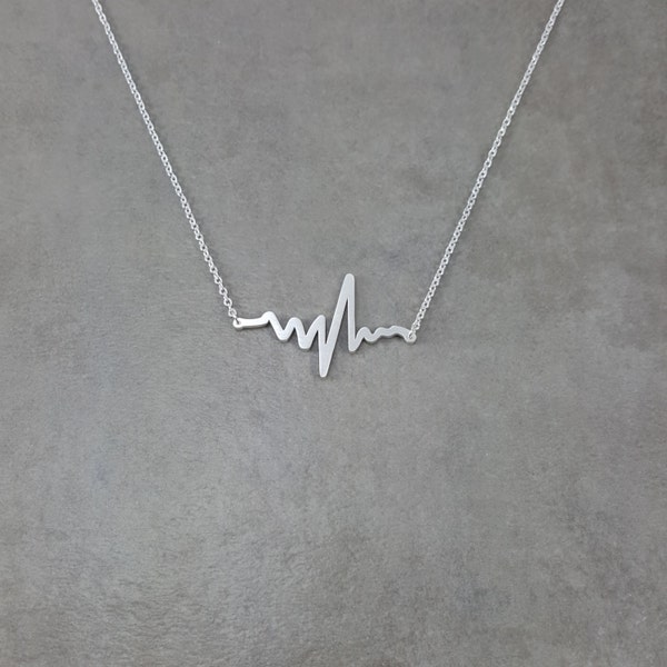Heart Beat Necklace - Etsy