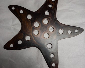 Metal Starfish Art | Etsy