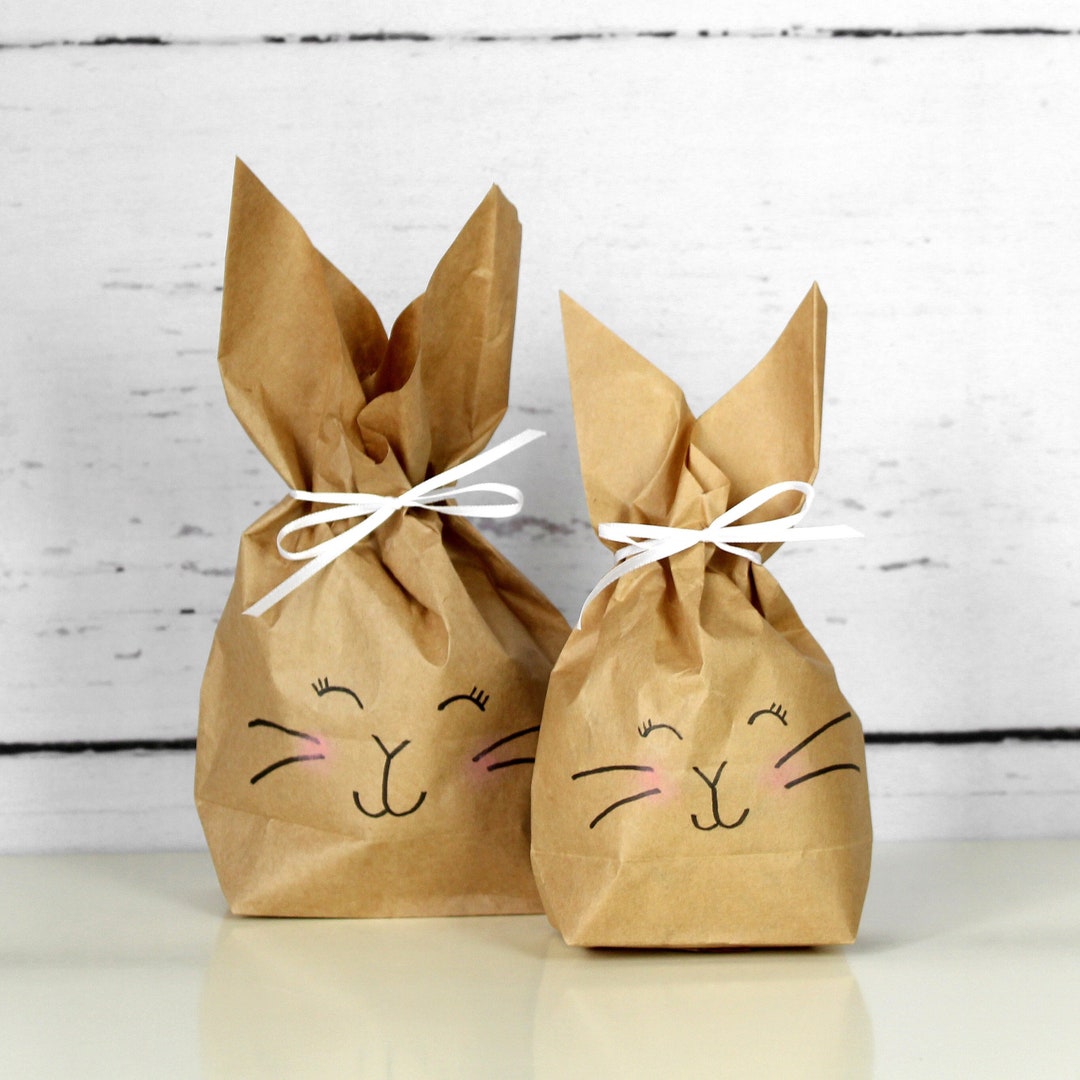 Easter Bunny Gift Bags | Easter Gift Wrapping | Easter Bags | Paper ...