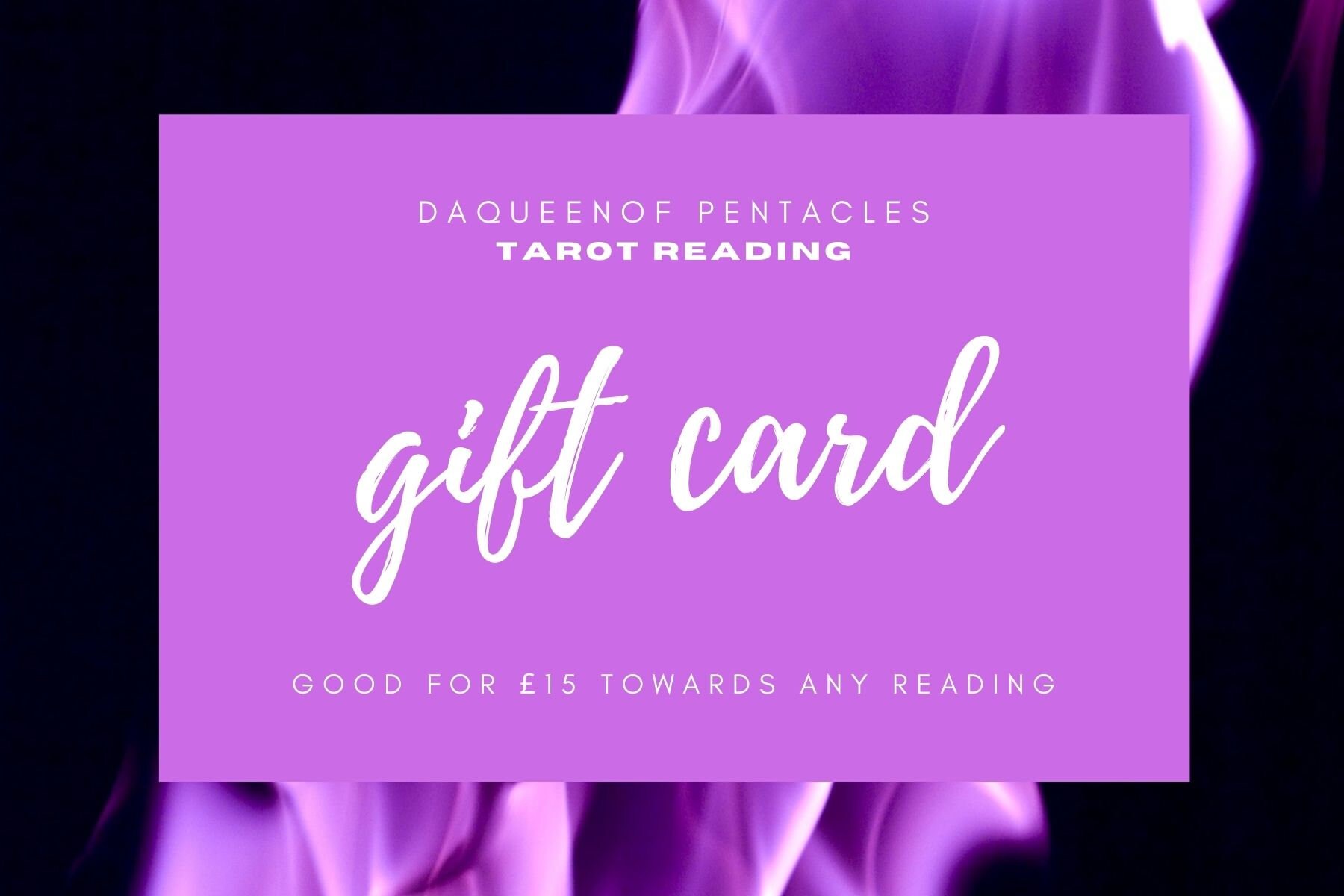 Tarot Reading Gift Certificate 15 Pounds - Etsy