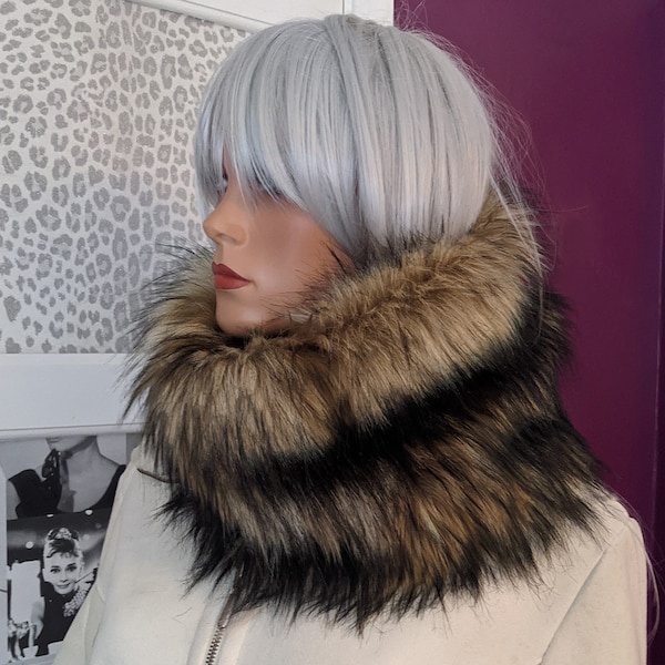 Faux Fur Cowl - Etsy