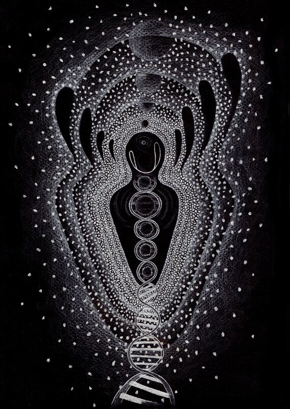 Soul Essence / DNA Art / A4 Print - Etsy