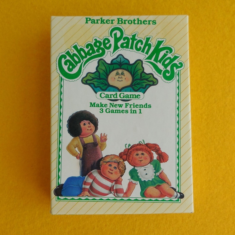 1984 Cabbage Patch Kids Make New Friends Card Game by Parker Brothers ...