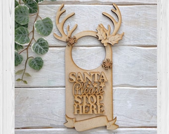 Santa Door Hanger | Etsy