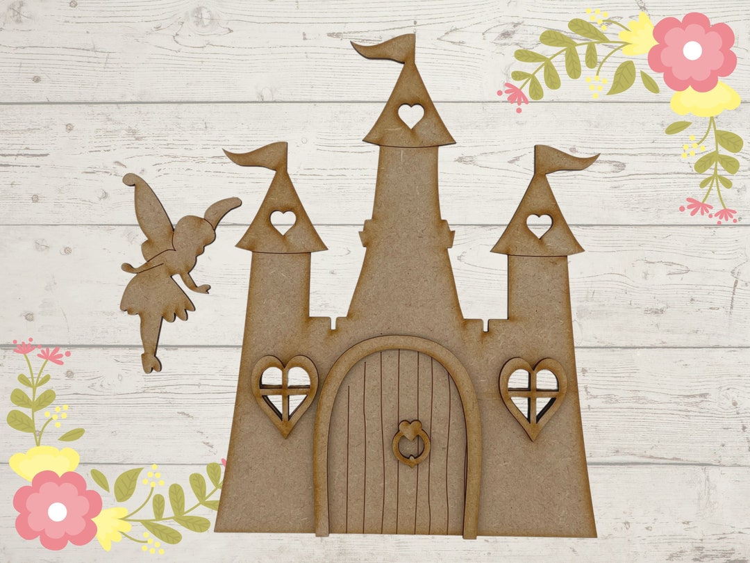 Wooden MDF Fairy Door Craft Kit Laser Cut Wooden Fairy Door Large ...