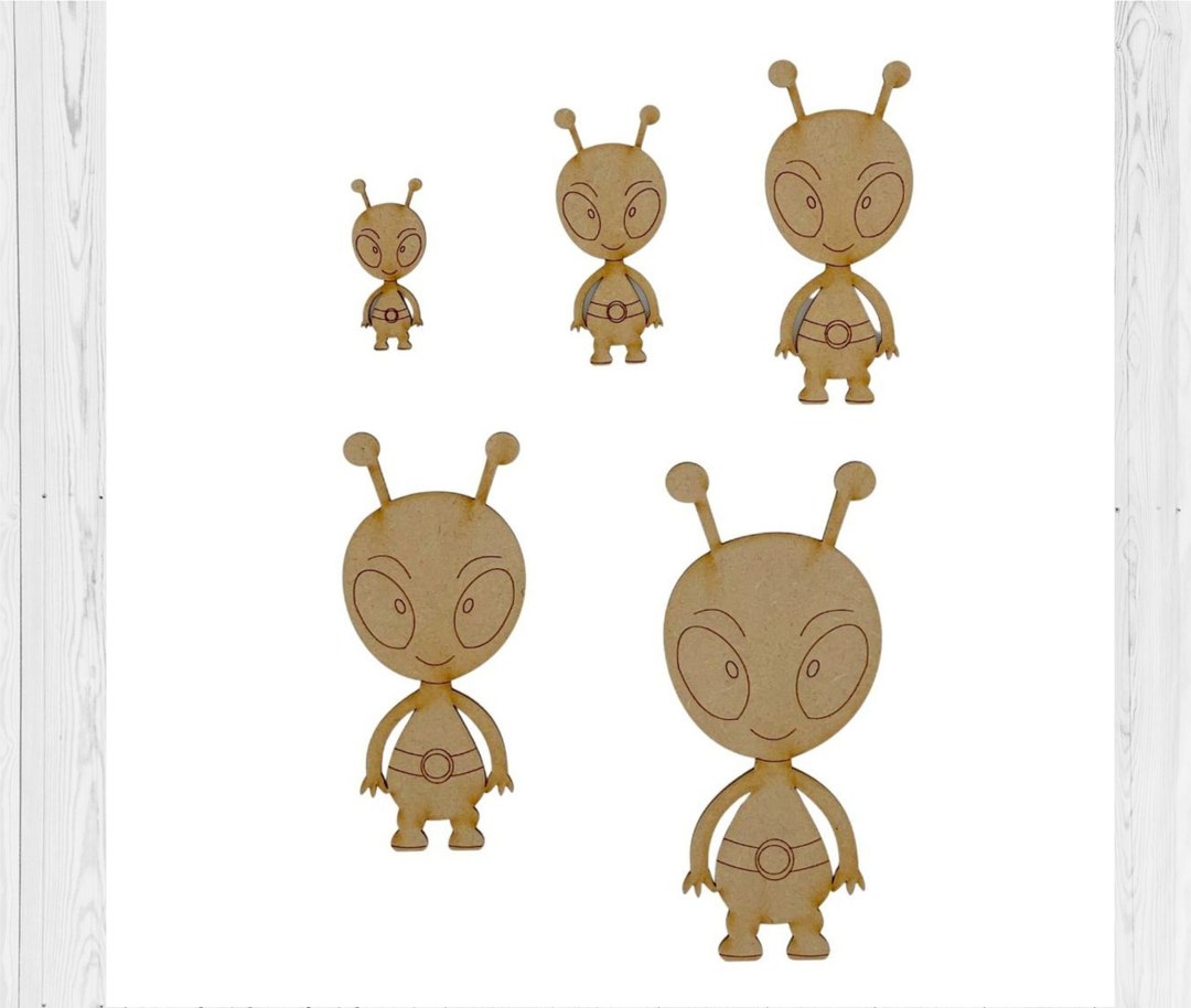 Space MDF Embellishments Craft Shape, Wood Blank DIY Decoration Space ...