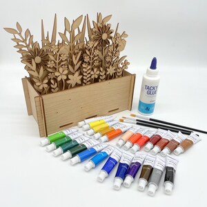 DIY 3D Layered MDF Make Your Own Flower Pot, Crafting Mother's Day Gift ...