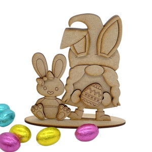 MDF Easter DIY Wooden Craft Blank Easter Bunny Gnome Gonk Bunny Easter Gnome Carrot - Etsy
